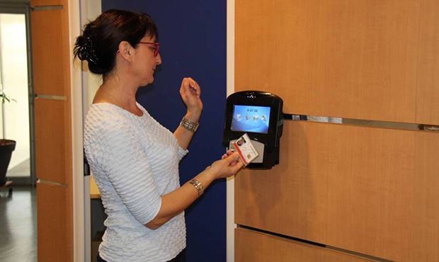 Localisation et nombre de badgeuses - Horoquartz